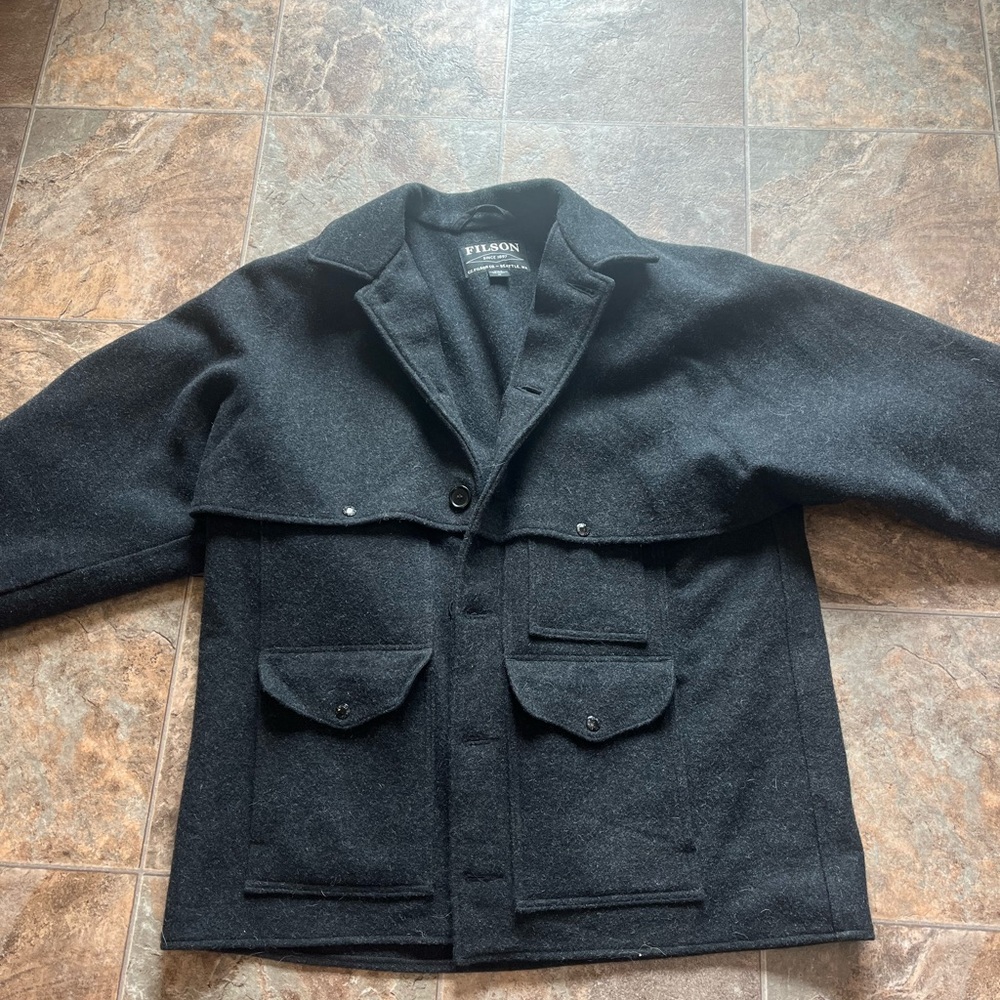 Filson Men's Double Mackinaw Wool Coat - Gem